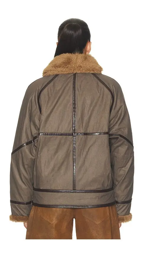 Isabel Marant Étoile Olinka Parka Coat In Brown